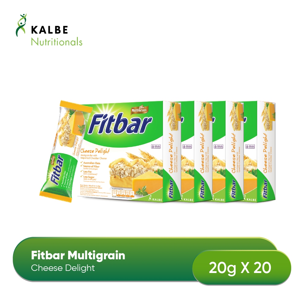 Jual Fitbar Cheese Delight 5x20gr Multigrain - Isi 4 Box | Shopee Indonesia
