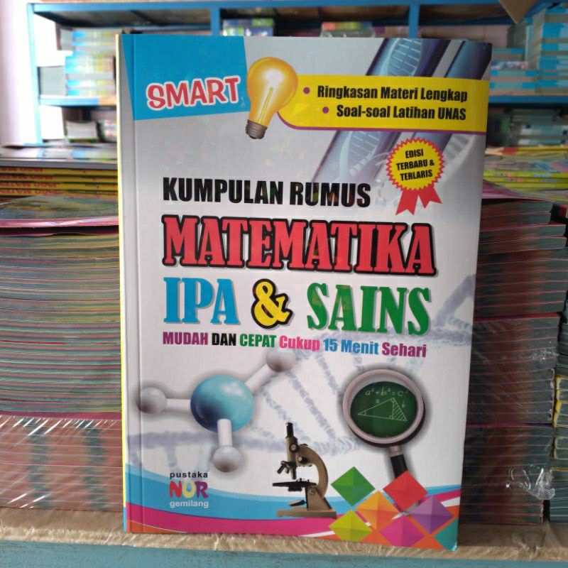 Jual Buku kumpulan rumus matematika IPA & SAINS cukup 15 menit sehari ...