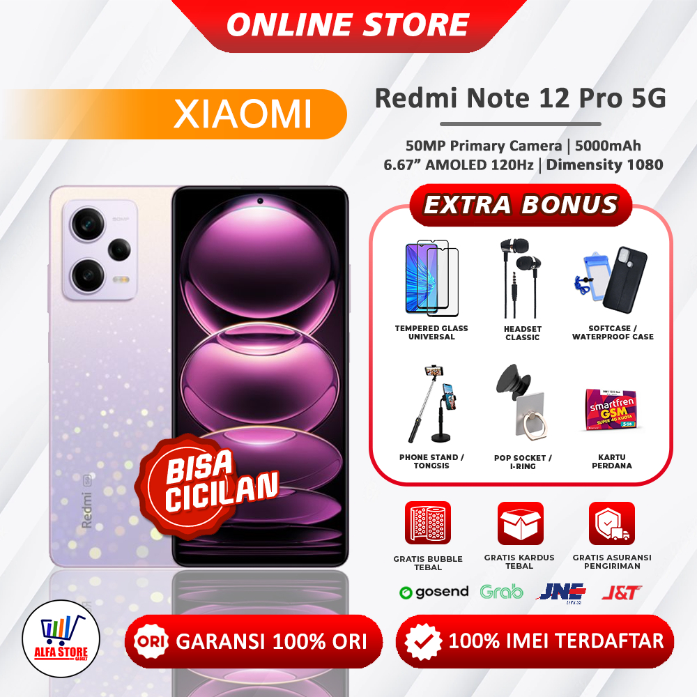 Jual [flashsale]Xiaomi Redmi Note 12Pro 5G, Note12pro 4G, & Note11pro 5G Note 11Pro 4G RAM 8 ...