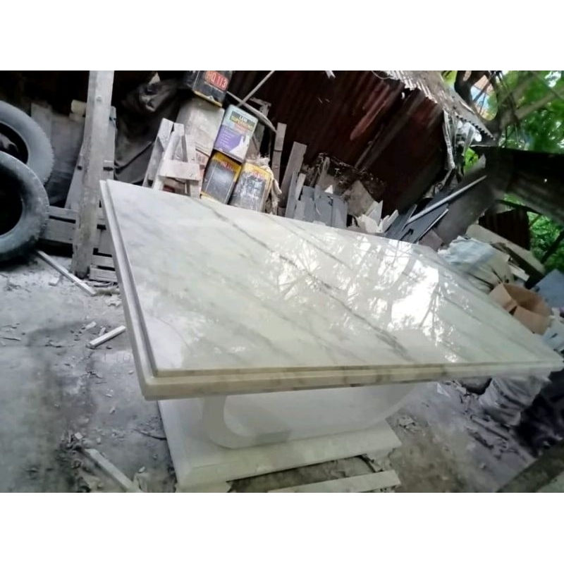 Jual Link khusus 6 kursi meja 150cm top table hpl marmer | Shopee Indonesia
