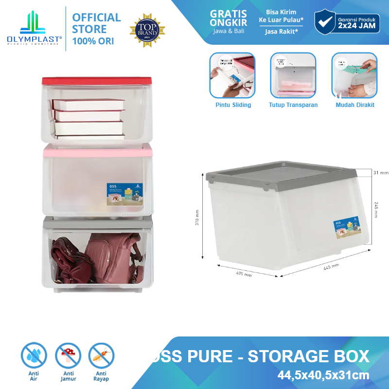 Jual Olymplast OSS PURE Storage Solution Pure / Tempat Penyimpanan ...