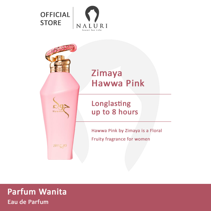 Jual Parfum Original Zimaya Hawwa Pink For Woman EDP 100 ml | Shopee ...