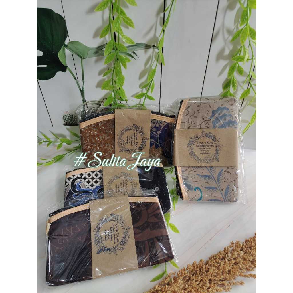 Jual isi 50 pcs souvenir pernikahan dompet batik ibu ukuran 16cm / souvenir dompet koin ...