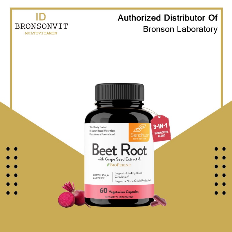 Jual Sandhu's Beet Root with Black Pepper & Grape Seed Extract ...