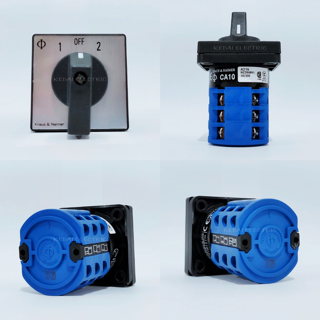 Jual SELECTOR SWITCH 20A COS SPRING RETURN 3POLE KRAUS & NAIMER CA10 ...