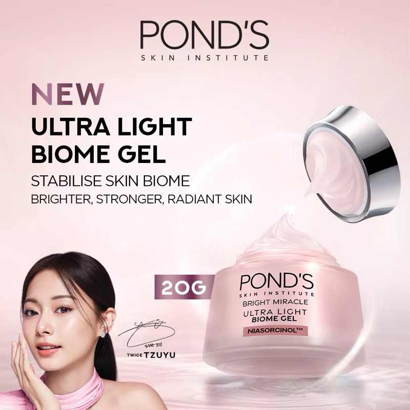 Jual PONDS BRIGHT MIRACLE ULTRA LIGHT BIOME GEL | BRIGHTENING ...