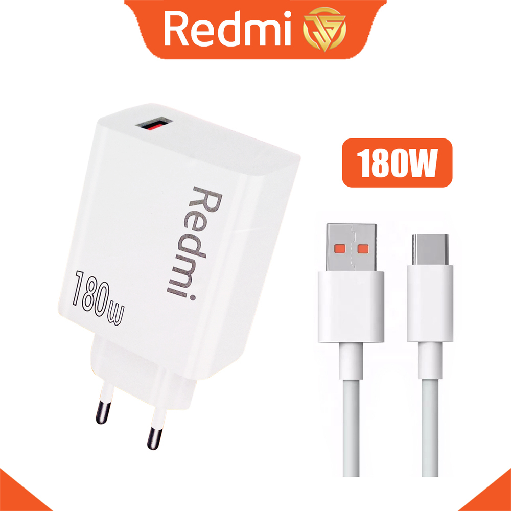 Jual Charger Turbo Charging Redmi 13C 180W Kabel Type C Micro Fast ...