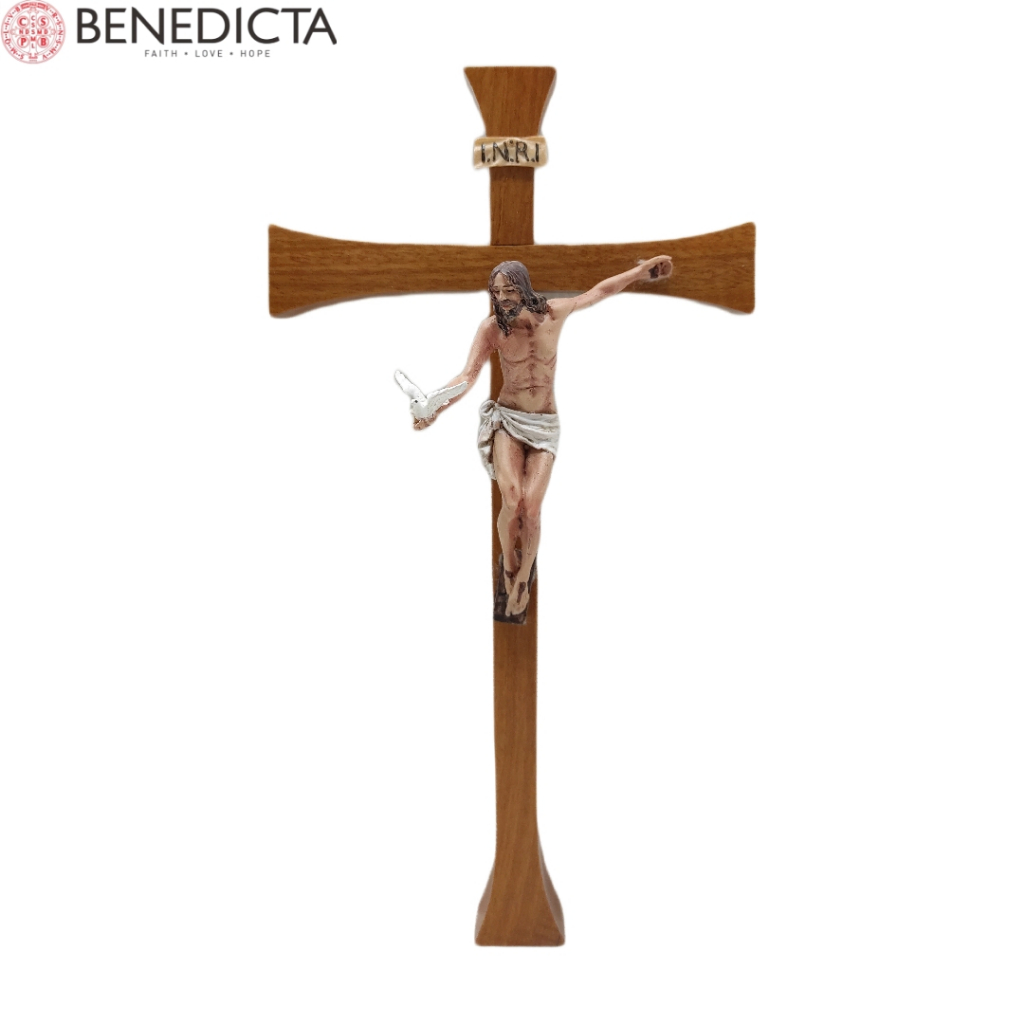 Jual SALIB JESUS GIFT HOLY SPIRIT CURVED COLOUR - SALIB KATOLIK - SALIB ...