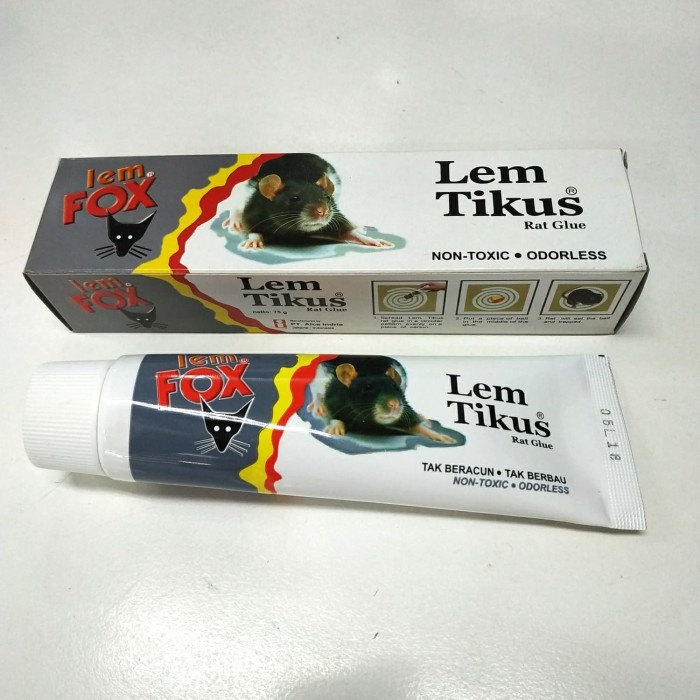 Jual Lem Tikus merk FOX Kemasan Bentuk Tube 75gr (1 PCS) | Shopee Indonesia