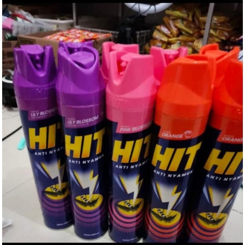 Jual HIT AEROSOL OBAT NYAMUK SEMPROT 600ML | Shopee Indonesia