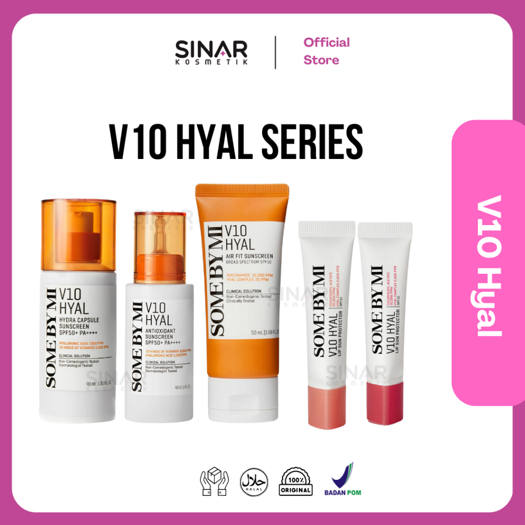 Jual Some By Mi V10 Hyal Series | Lip Sun Protector Berry - Rose 7ml ...