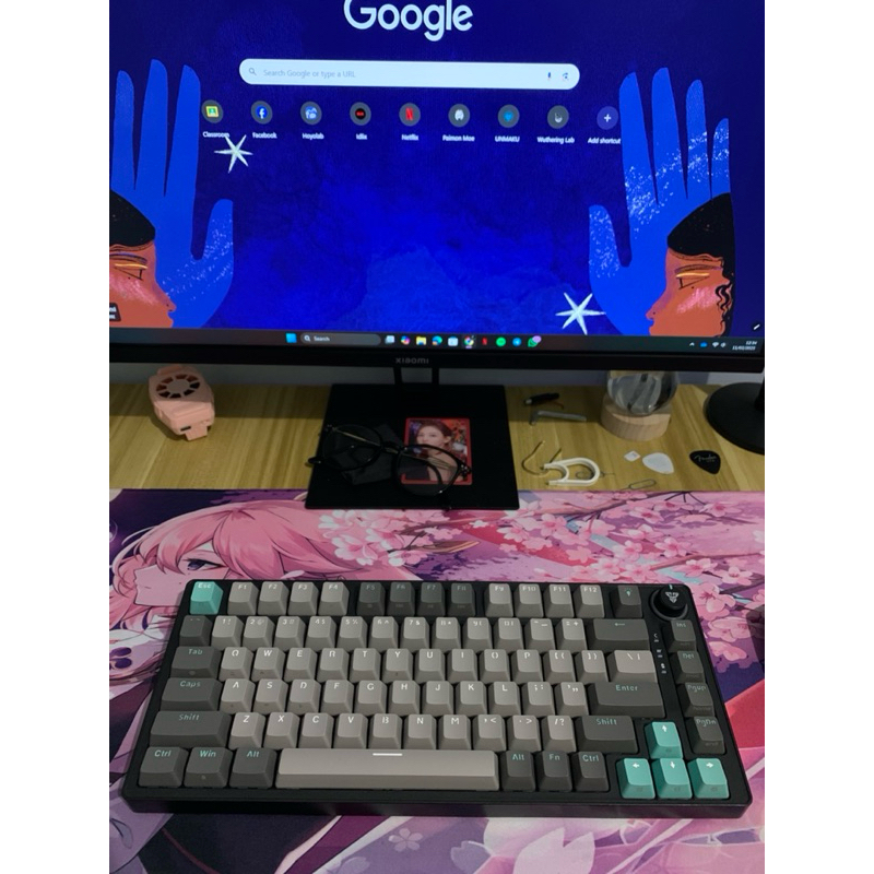 Jual Keyboard Mechanical Fantech Atom Pro 83 Mercury Red Switch Keycaps ...