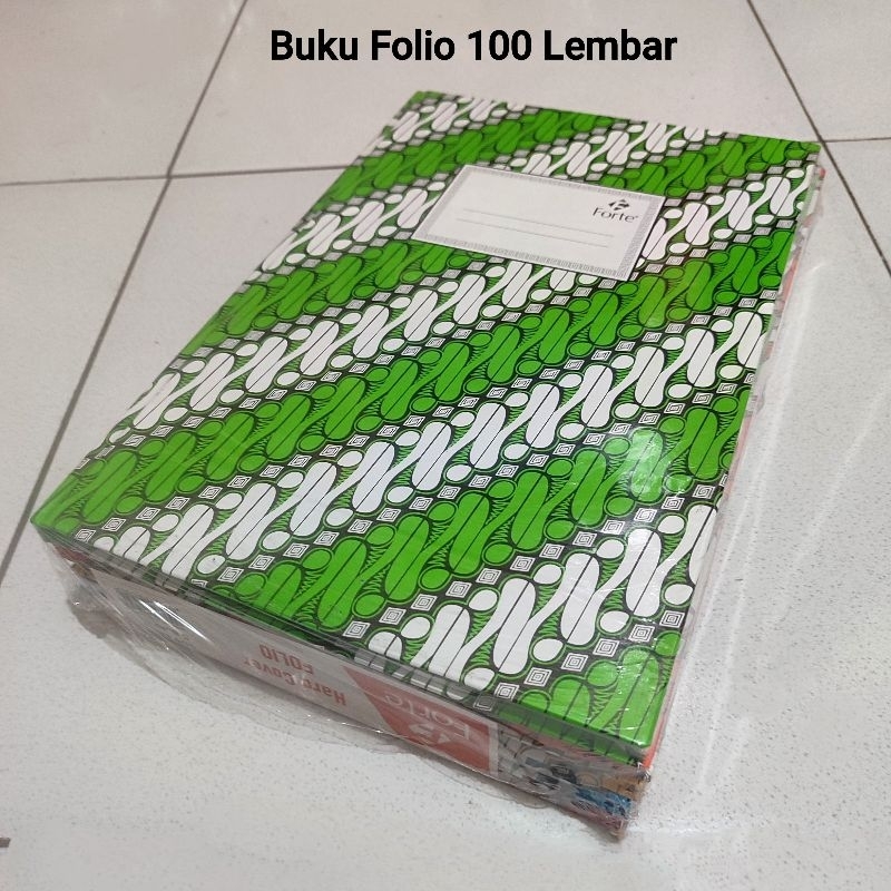 Jual 1 Pak Buku Folio 100 Lembar Isi 5 Pcs | Shopee Indonesia