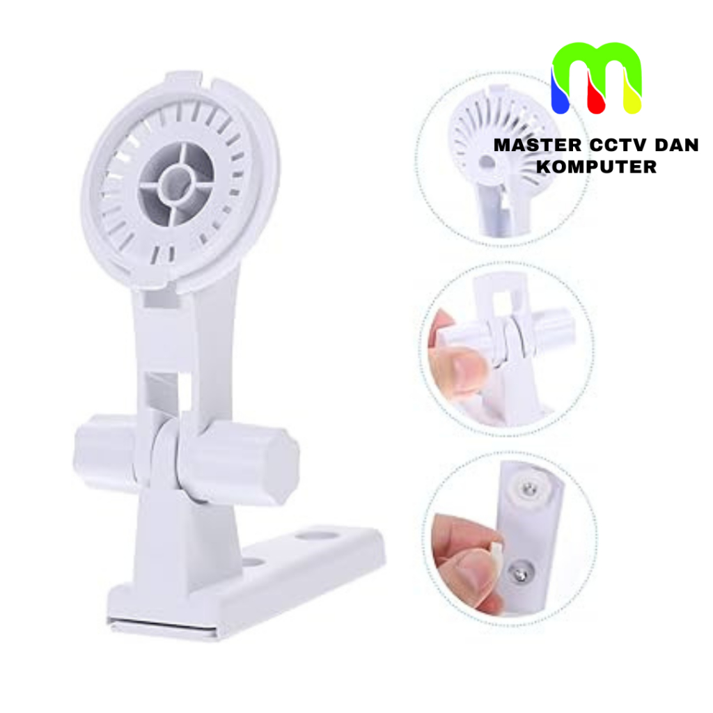 Jual Bracket For CCTV Ip Camera - Dudukan Kamera 180 Derajat - NO DRAT ...