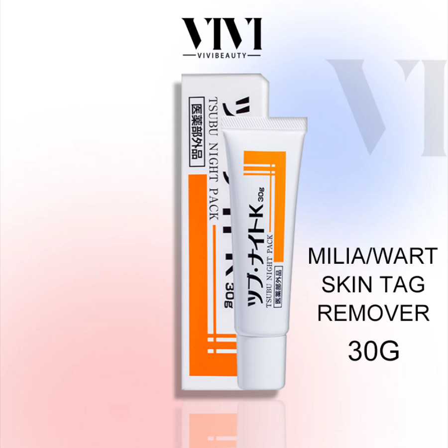 Jual Tsubu Night Pack Wart Remover Cream 30g, Biji minyak, Benih Milia ...