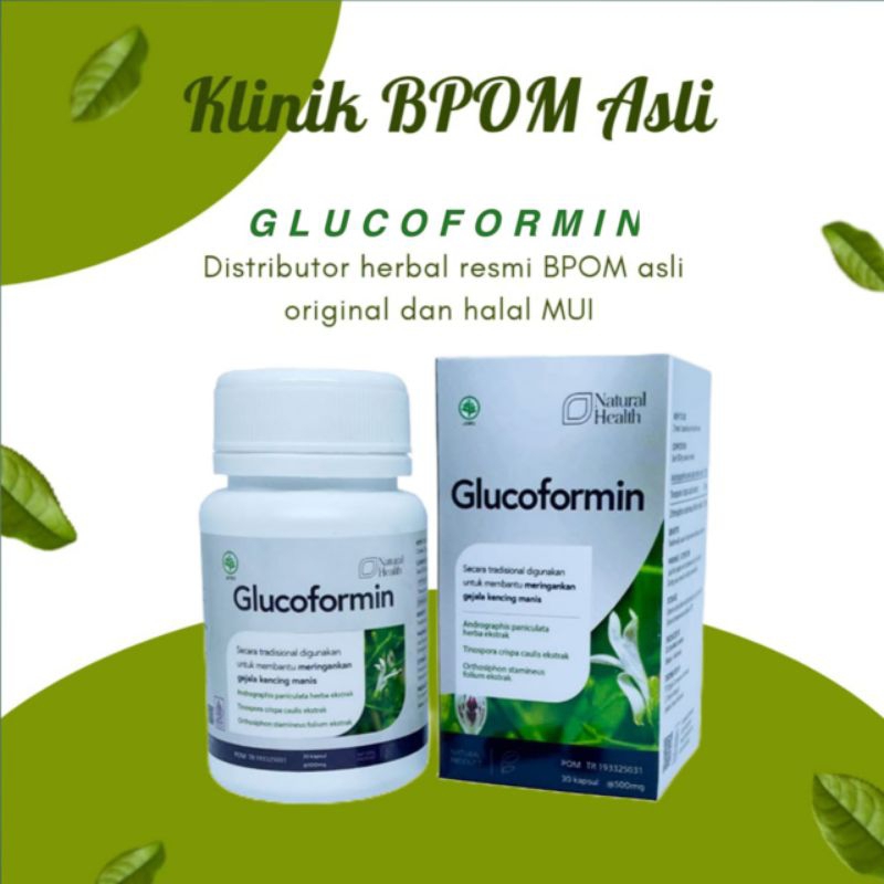 Jual Glucoformin Original Obat Herbal Atasi Diabetes Rekomendasi Dokter ...