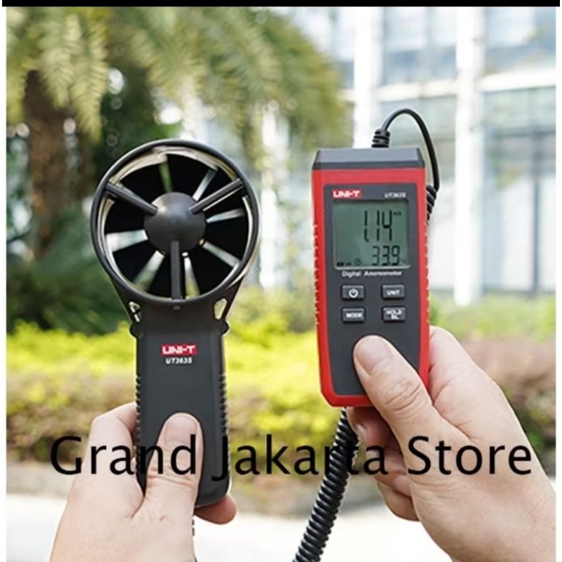 Jual Anemometer UNI-T UT363S Wind Speed Flow Meter LIN-T Tempat Sensor ...