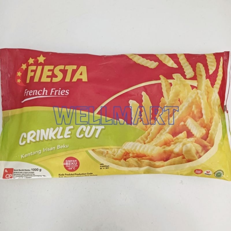 Jual Fiesta Kentang Crinkle Cut 1 Kg French Fries Kentang Goreng ...