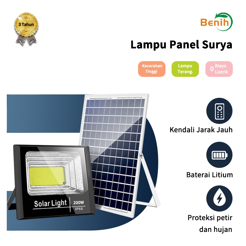 Jual Benih Solar Battery Solar Light Lampu Solar LED | Shopee Indonesia