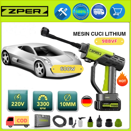 Jual ZPER mesin cuci mobil Jet Cleaner Tekanan 988VF 100Bar Mesin Cuci ...