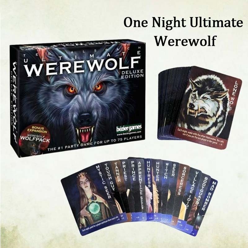 Jual 1 Set Ultimate Werewolf Deluxe Edition Board Game Ultimate Edition ...