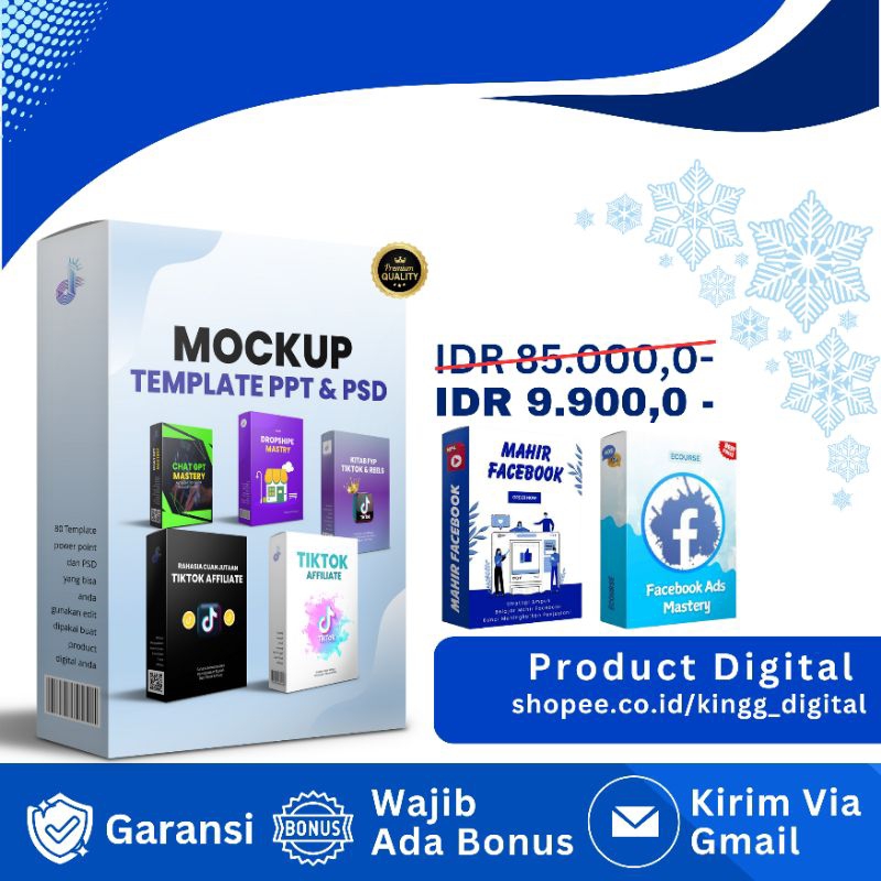 Jual Mockup Template 3D Product Digital/Bonus Ekslusif | Shopee Indonesia