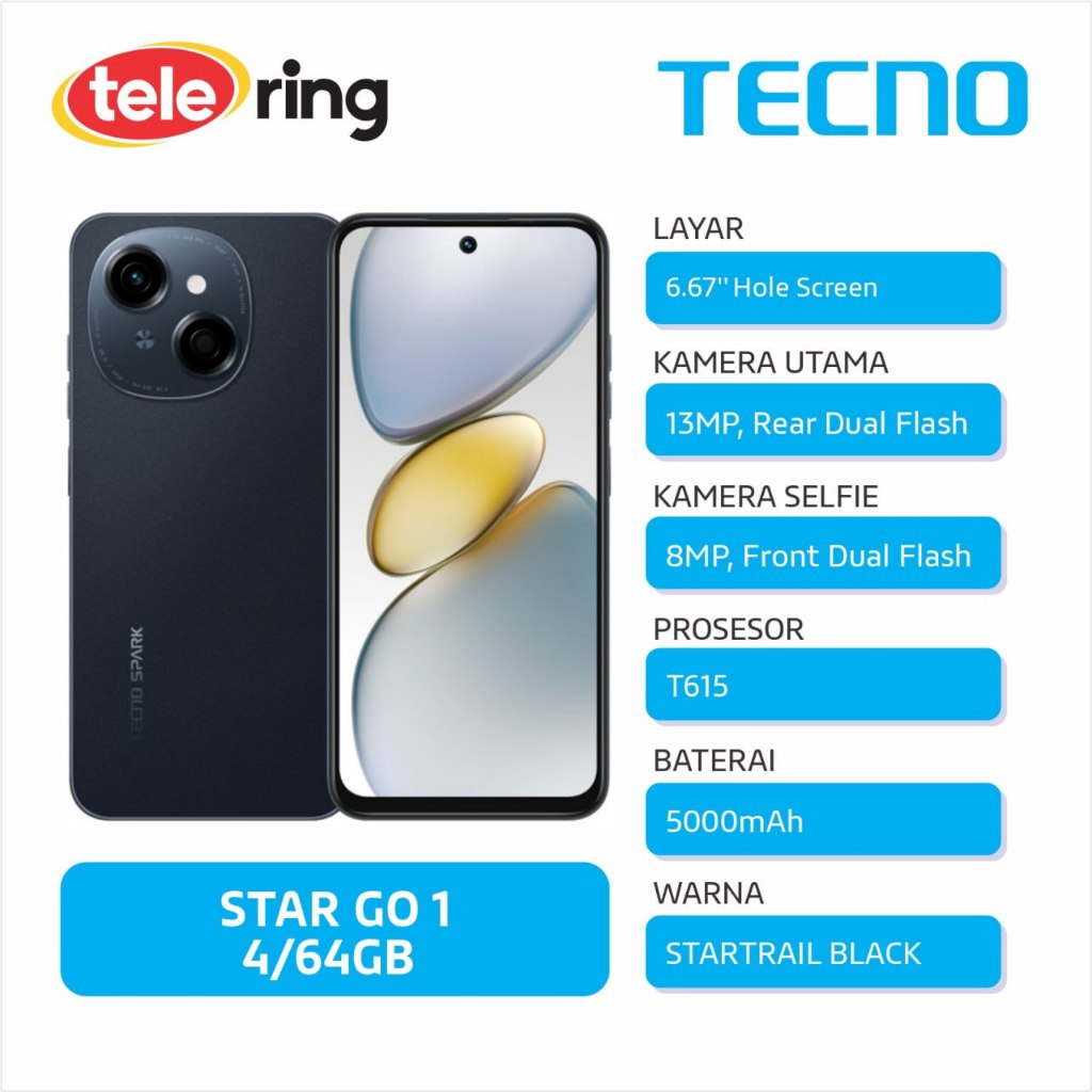 Jual HP TECNO SPARK GO 1 4/64 | Shopee Indonesia
