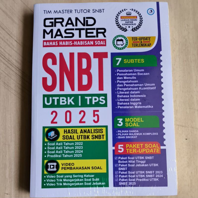 Jual Gren Master SNBT TPS UTBK 2025 + video Pembahasan .Originalq | Shopee Indonesia