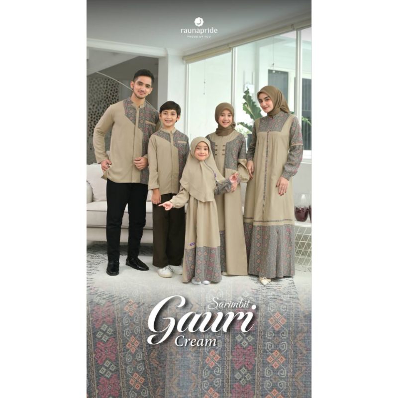 Jual Sarimbit Rauna GAURI CREAM Originial Raunapride Terbaru Gauri ...