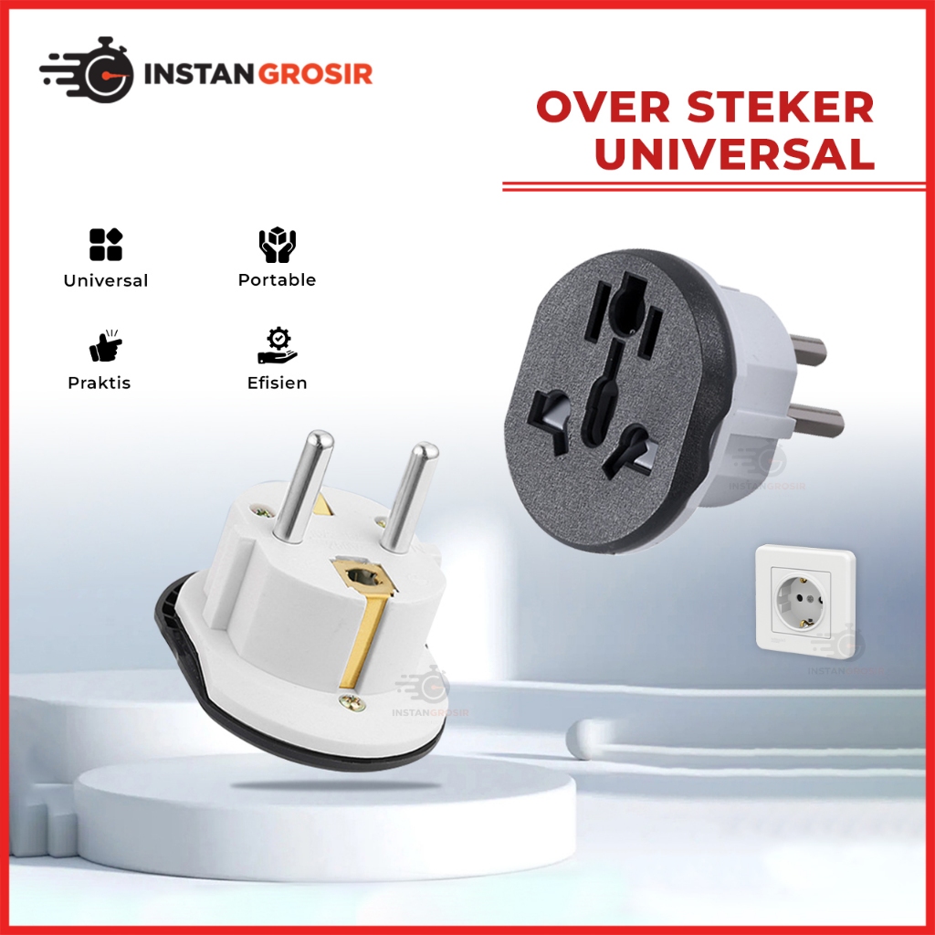 Jual Over Steker Universal adapter listrik plug adaptor colokan ...