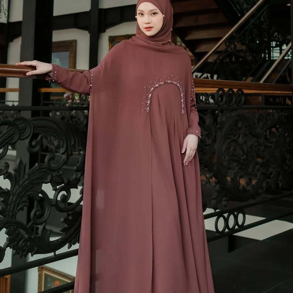 Jual COD!! Luna Abaya / Abaya Remaja Aesthetic / Gamis Lebaran 2025 ...