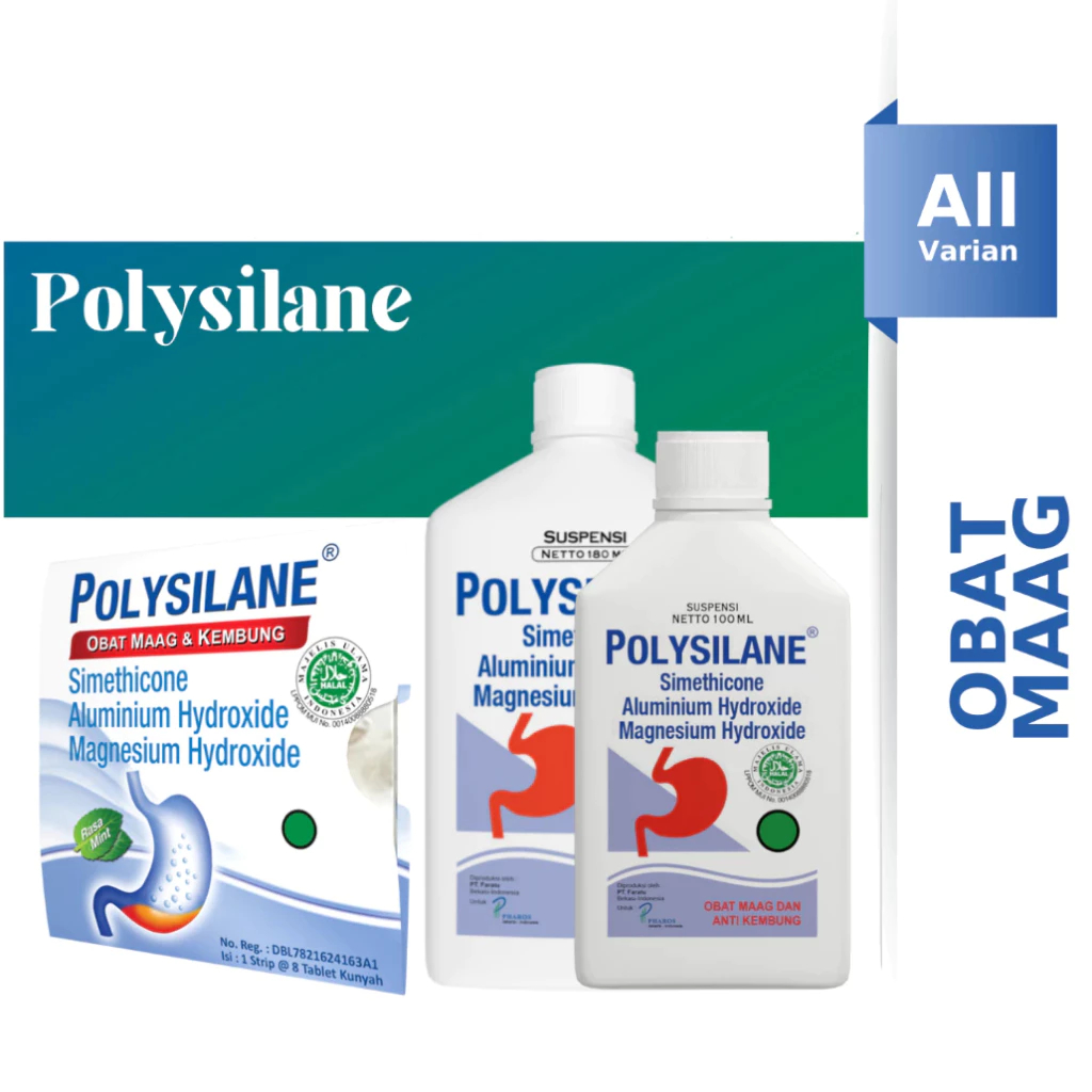 Jual Polysilane 1 box /Suspensi 100 ML & 180 ML - Obat Maag dan Kembung ...