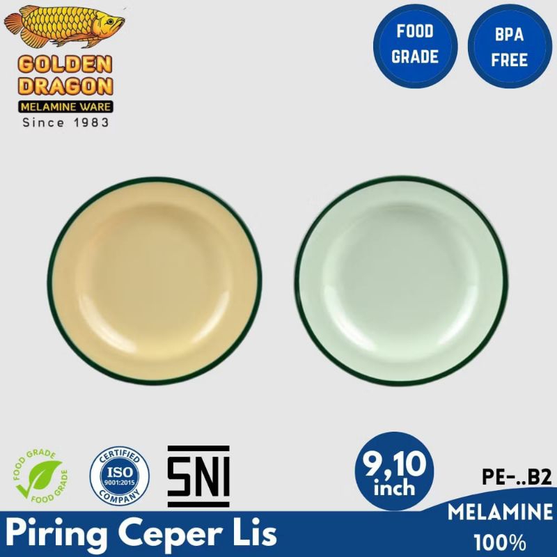 Jual Piring Ceper Bulat Enamel 9 Inch/10 Inch - Piring Restoran ...