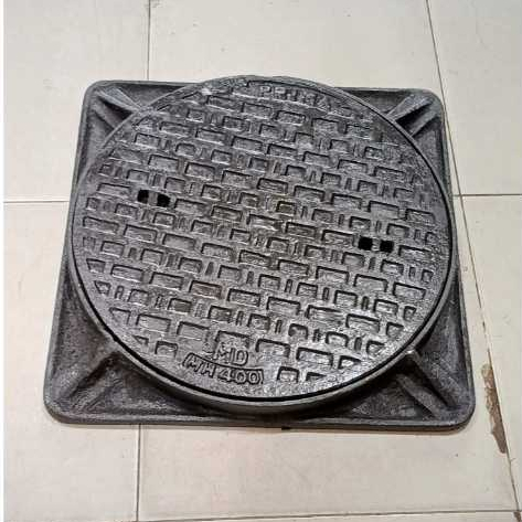 Jual Manhole Medium duty Cover Standart Cast Iron 400 mm | Shopee Indonesia