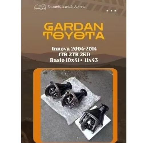 Jual Gardan Toyota Innova 2004-2014 1TR 2TR 2KD Ratio 10x41 / 11x43 ...