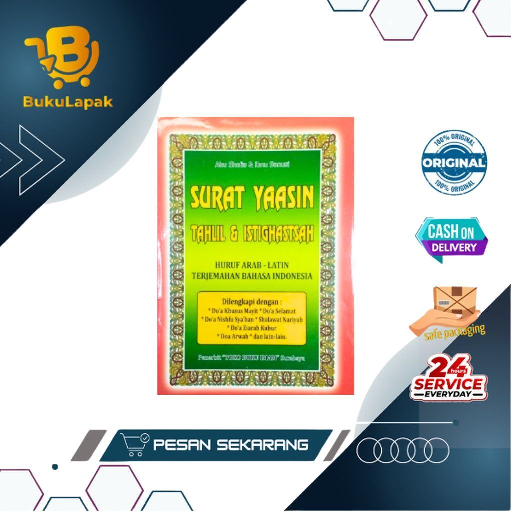 Jual Buku Yasin Tahlil Istighosah Besar (A5) Arab Latin Terjemah Ukuran ...