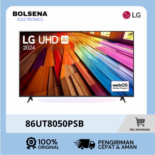 Jual TV LG 86UT8050 SMART TV 86 INCH UHD 4K AI SOUND PRO 86UT8050PSB ...