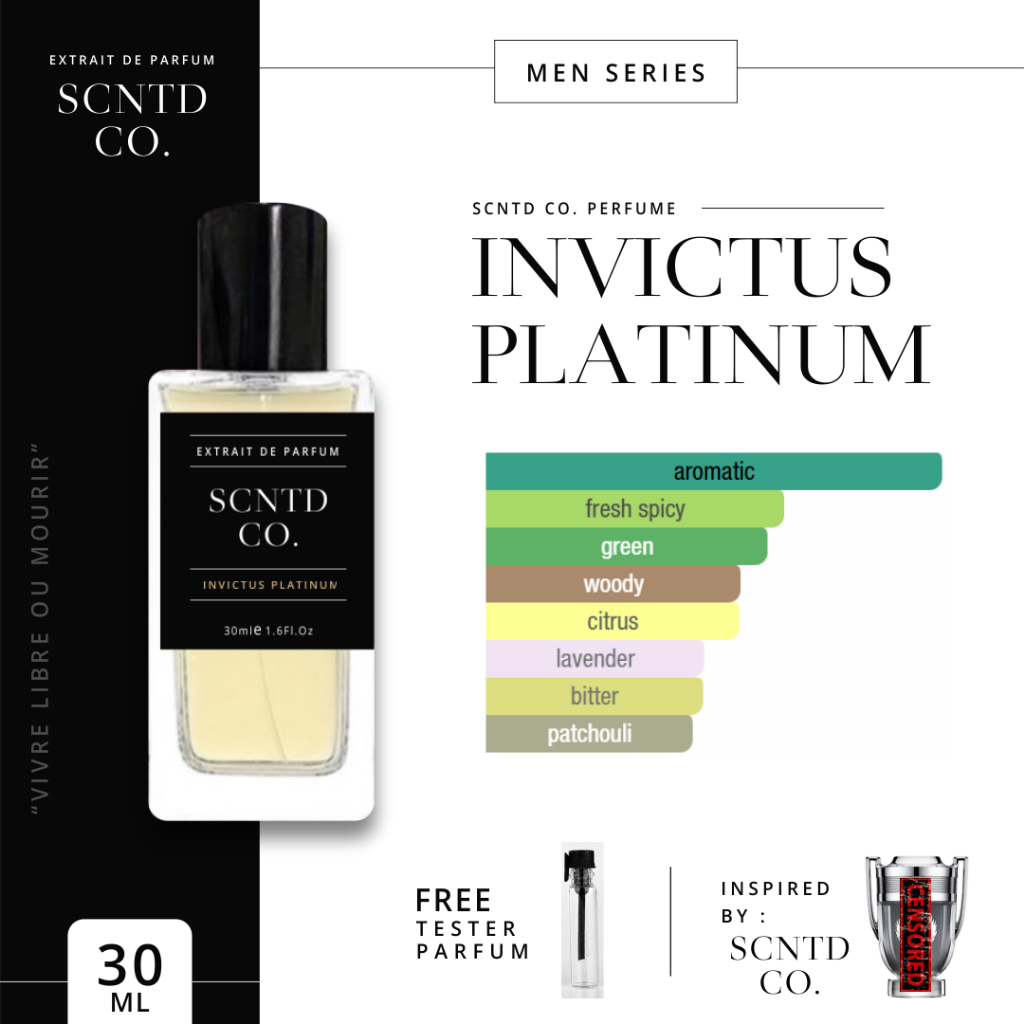 Jual Parfum INVICTUS PLATINUM by SCNTD Co Perfume - FREE TESTER PARFUM ...