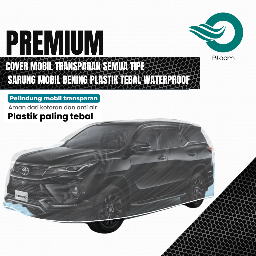 Jual Cover Mobil Transparan Semua Tipe Sarung Mobil Bening Plastik ...