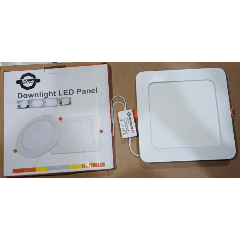 Jual Obral Lampu Downlight LED Panel 12 Watt IB KOTAK Putih | Shopee ...
