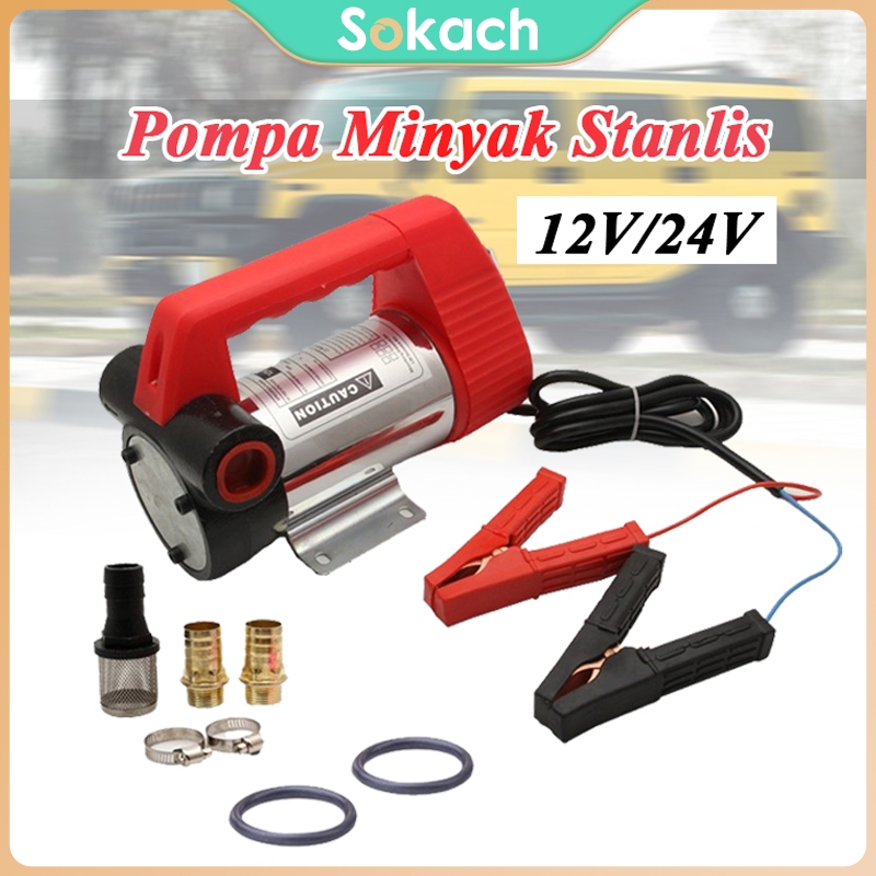 Jual Pompa Minyak Stanlis DC 12Volt 24Volt Solar Elektrik Diesel ...