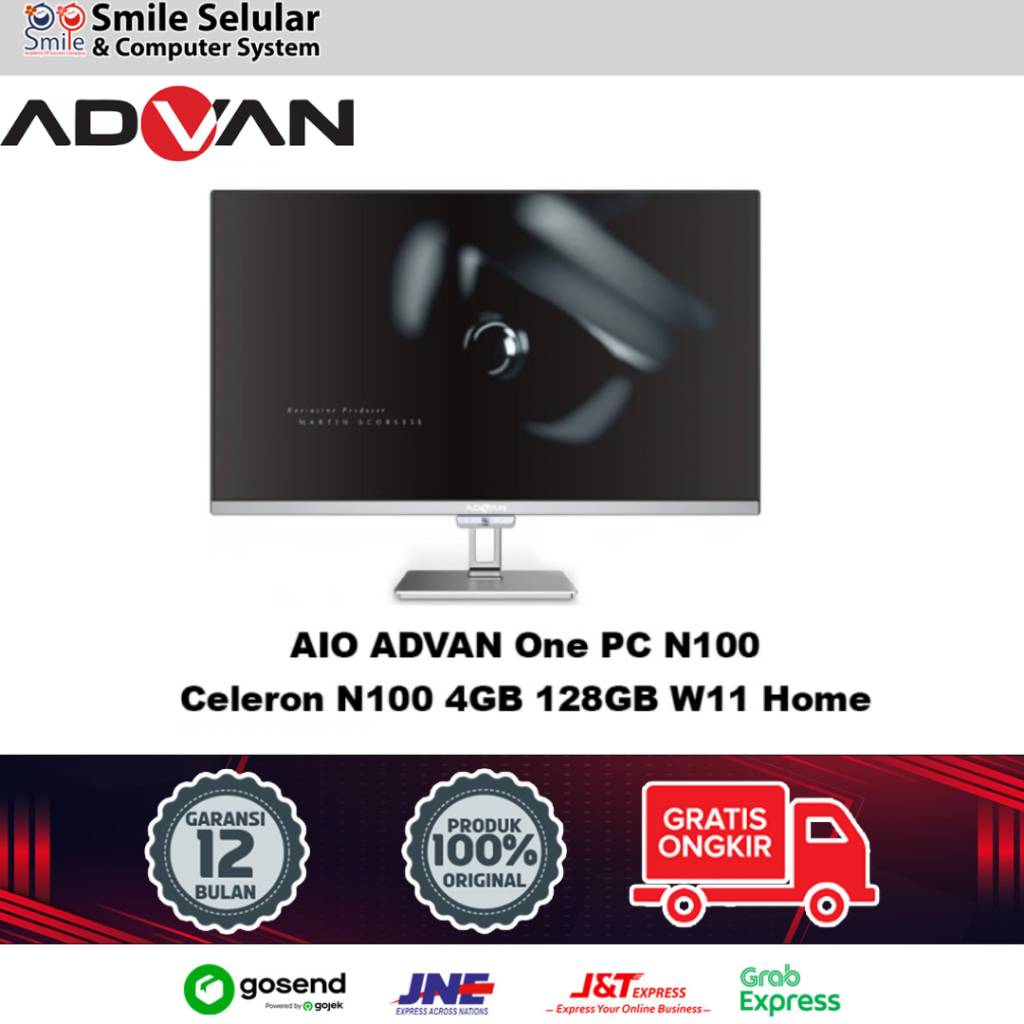 Jual AIO ADVAN One PC N100 Celeron N100 4GB 128GB W11 Home White | Shopee Indonesia