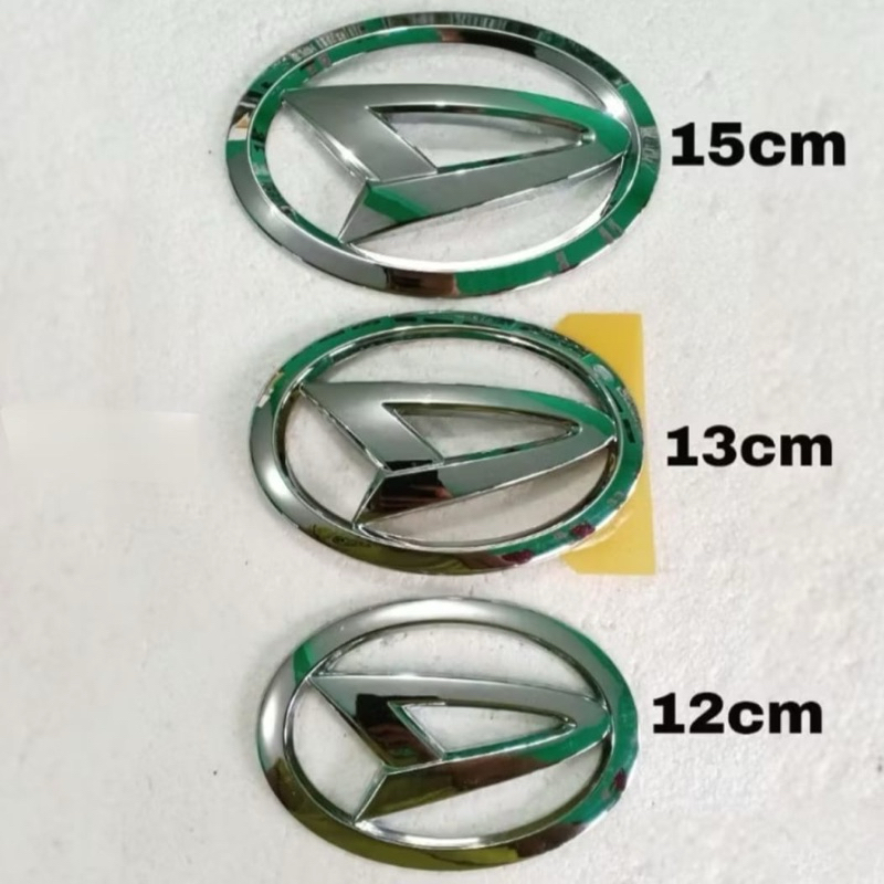 Jual Emblem logo DAIHATSU ukuran original bagasi ayla luxio rocky xenia ...