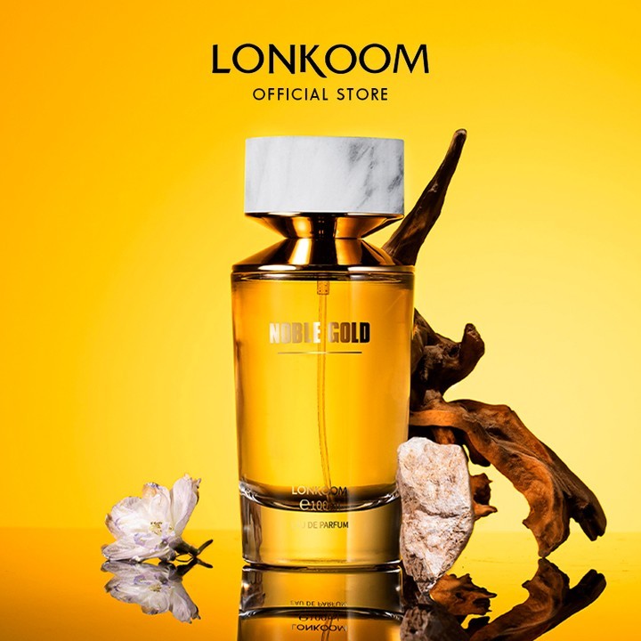 Jual LONKOOM Gift Box Parfum Pramugari Wanita Noble Gold 100ml Bunga ...
