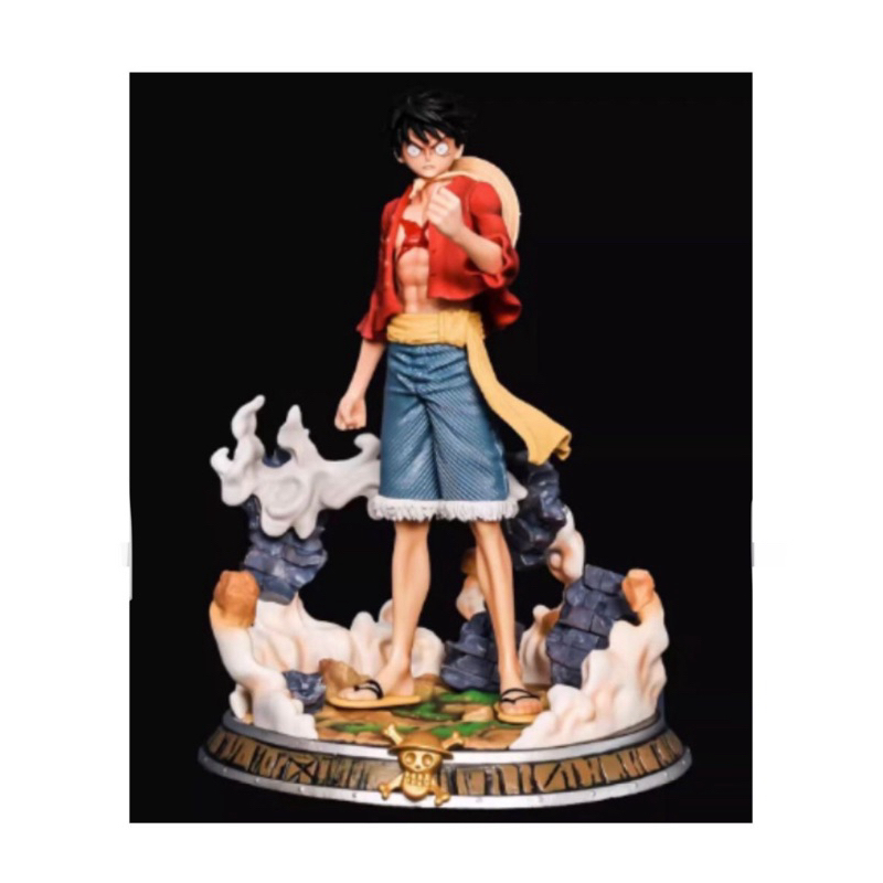 Jual action figure one piece diorama luffy berdiri baju merah siaga ...