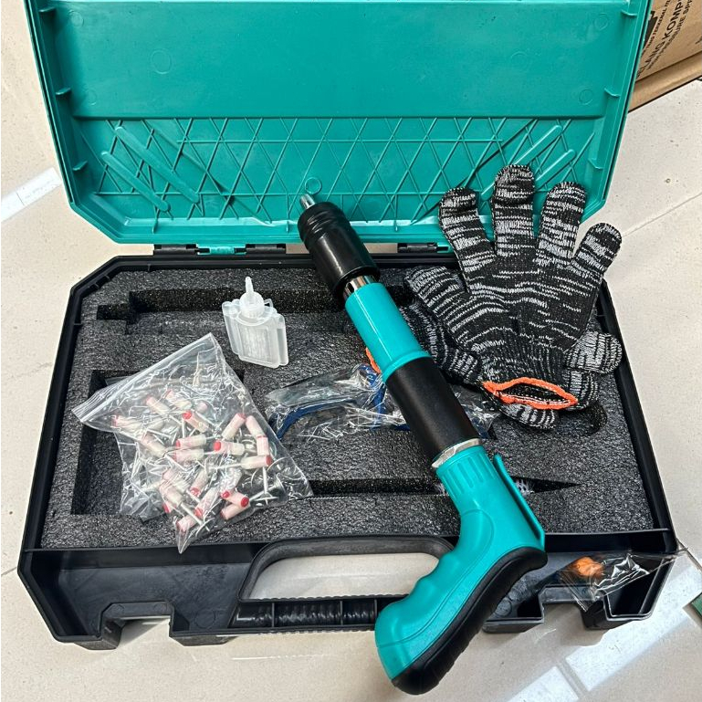 Jual Mini Stampset Mesin Stamp Alat Tembak Paku 7.3mm Beton Besi ...