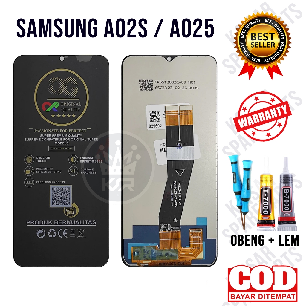 Jual Lcd Touchscreen Samsung A02S / A025 Original Lcd Samsung A02S / A025 Fullset OEM Quality ...
