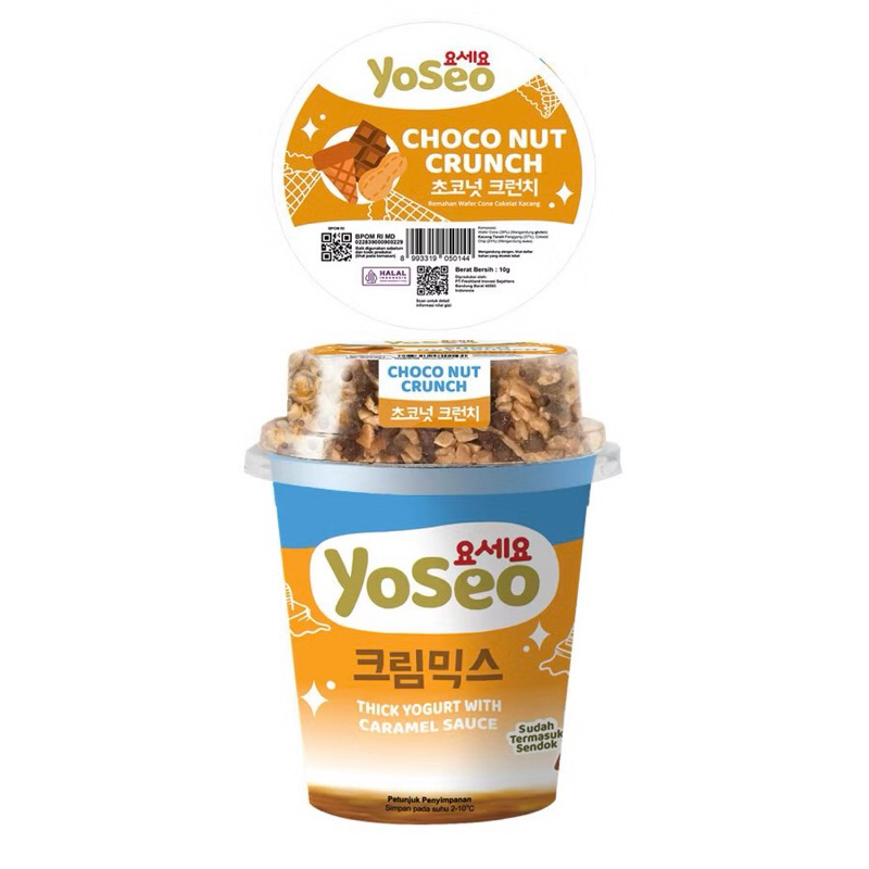 Jual YOSEO Creamix Thick Yoghurt + Topping 90gr | Shopee Indonesia