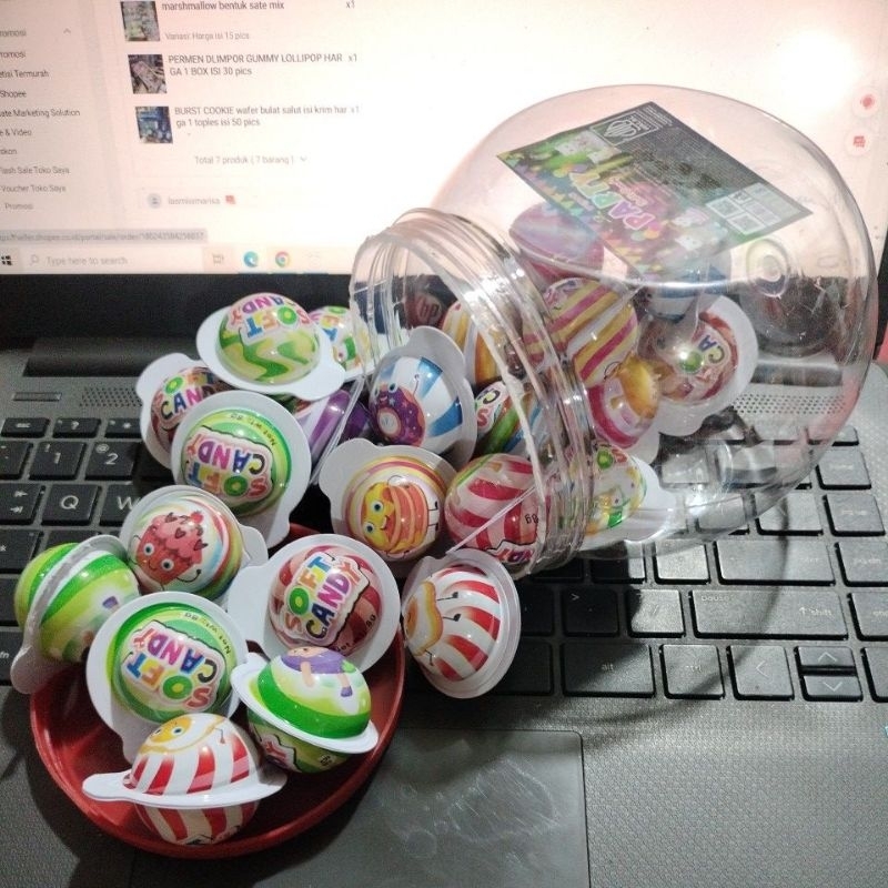 Jual PERMEN LUNAK ANEKA RASA harga 1 toples isi 25 pics | Shopee Indonesia