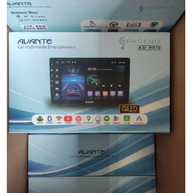 Jual Head Unit Android Avante 4/64 Qled Head Unit Avante Phoenix 9 Inch ...